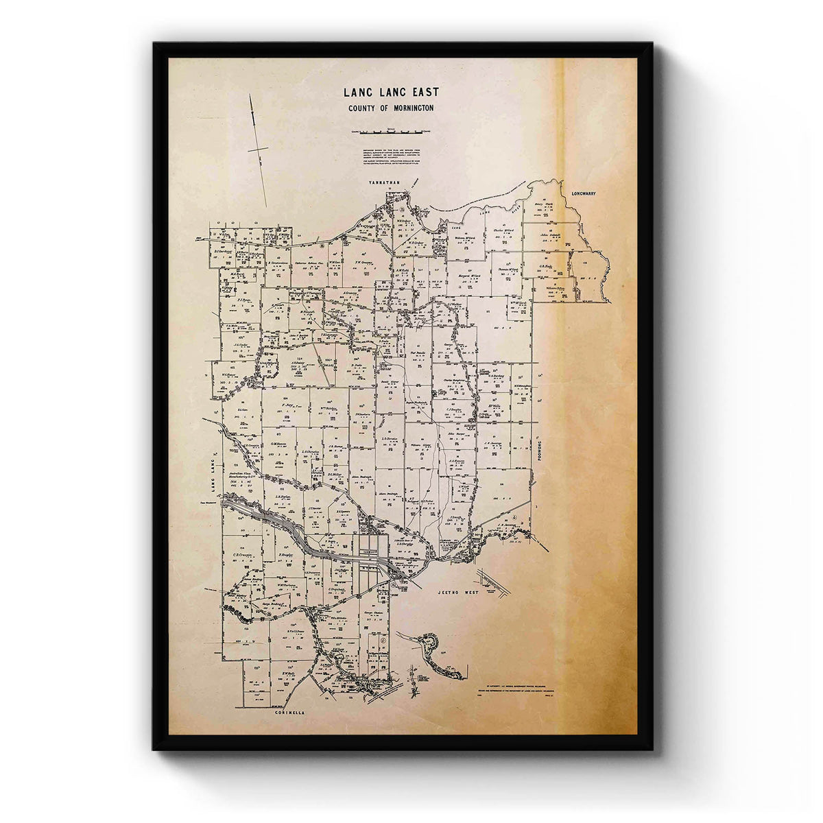 Nyora, Victoria Australia Vintage Map #5 (1959) – Vintage Maps