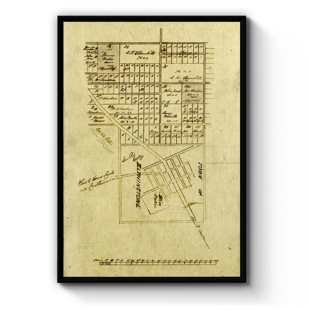 Elphinstone, Victoria Australia Vintage Map #8 (185-?) – Vintage Maps