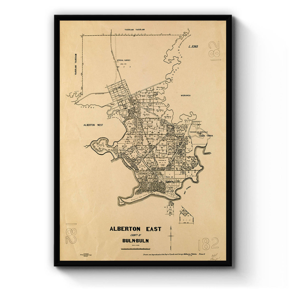 Alberton, Victoria Australia Vintage Map #7 (1936) – Vintage Maps