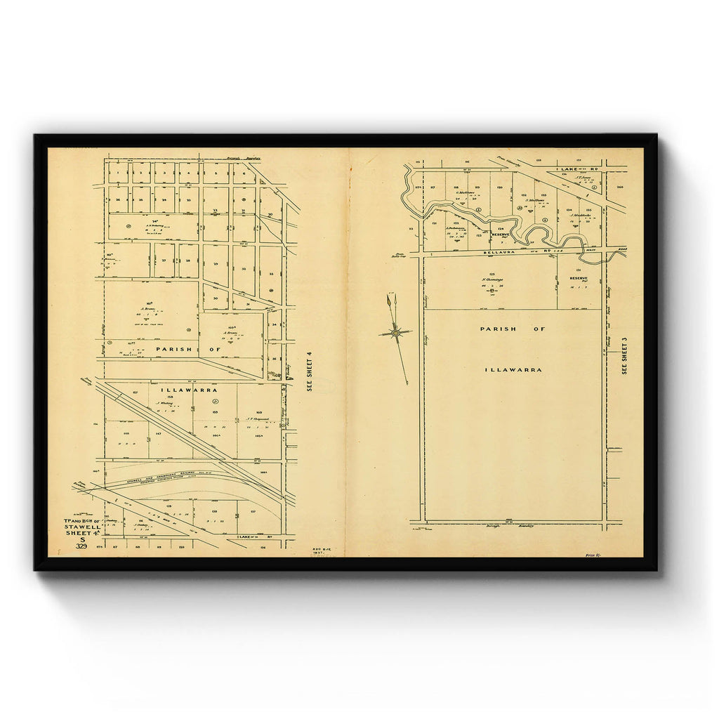 Stawell, Victoria Vintage Maps