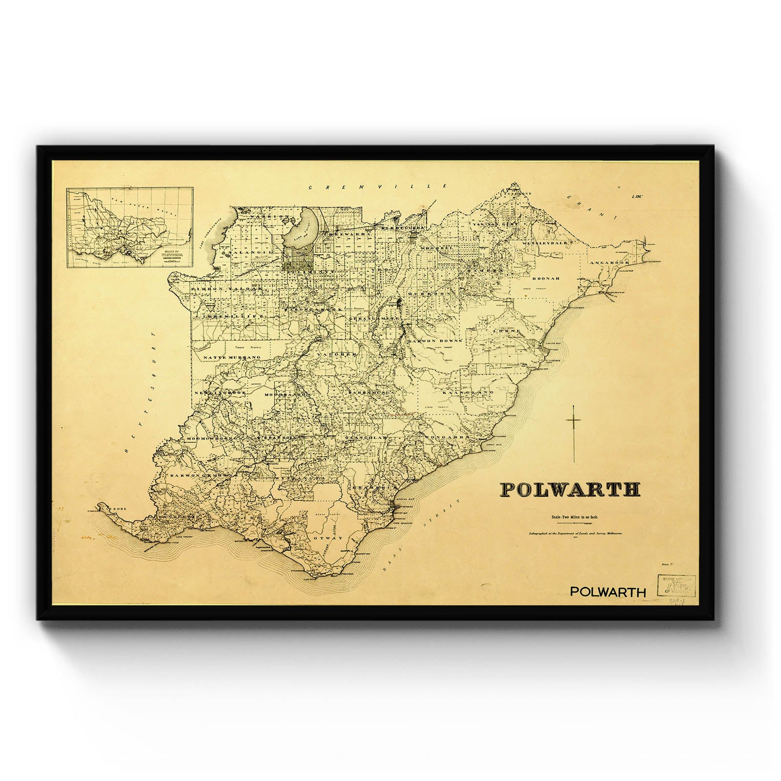 Colac, Victoria Australia Vintage Map #8 (1927) – Vintage Maps
