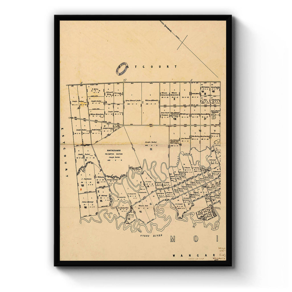 Wangaratta, Victoria Vintage Maps