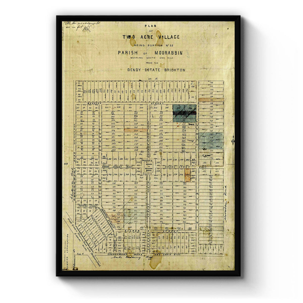 Cheltenham, Victoria Australia Vintage Map #3 (187-?) – Vintage Maps