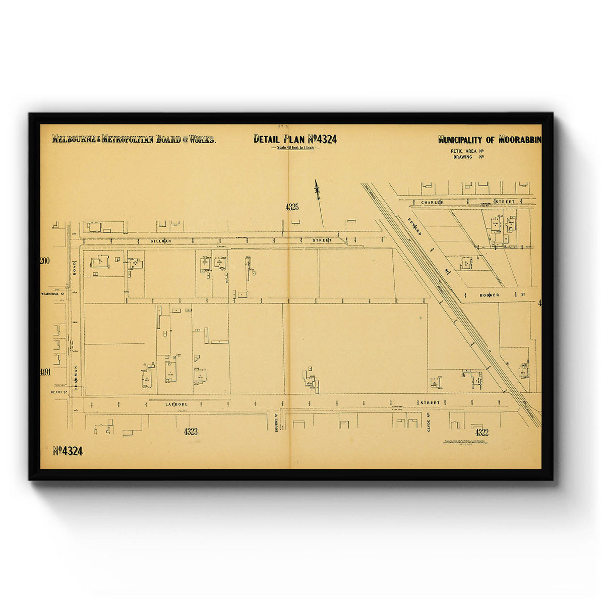 Cheltenham, Victoria Australia Vintage Map #22 (1940) – Vintage Maps
