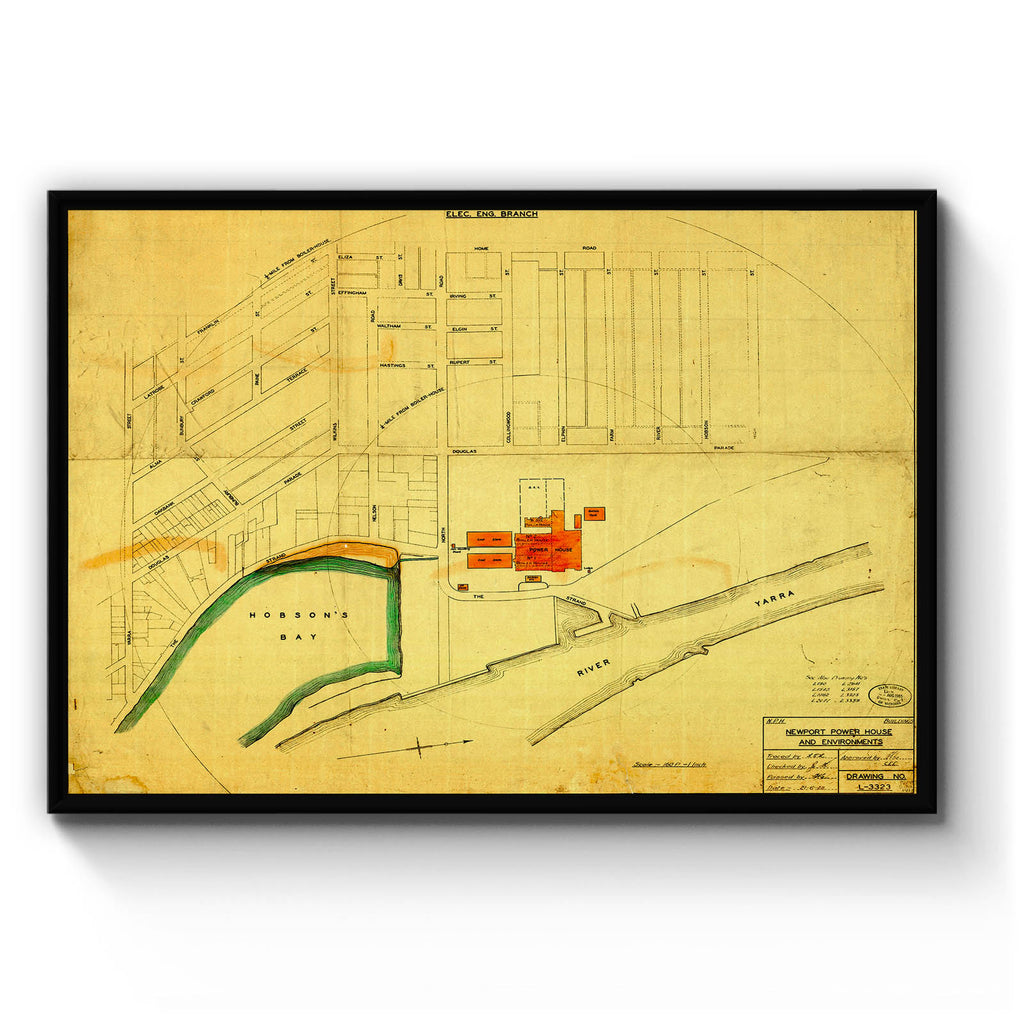 Williamstown, Victoria Vintage Maps