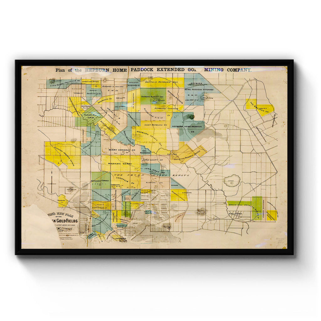 Creswick, Victoria Vintage Maps