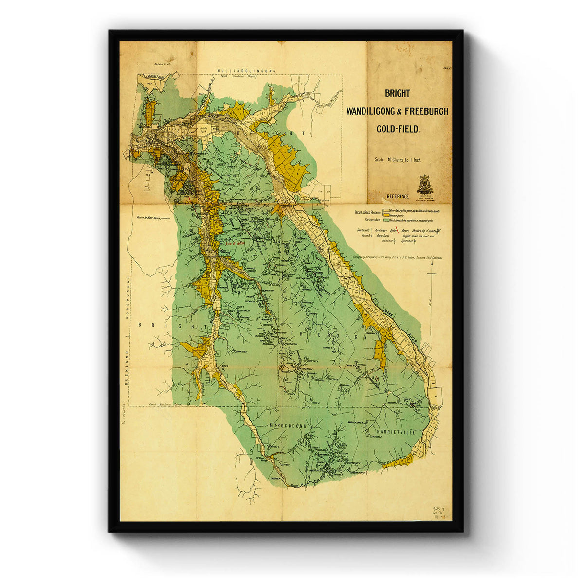 Bright, Victoria Australia Vintage Map #10 (1925) – Vintage Maps