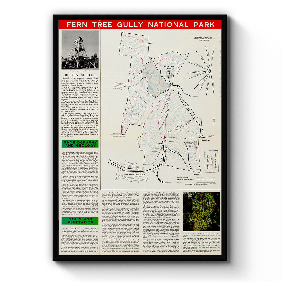Ferntree Gully, Victoria Australia Vintage Map #7 (196-?) – Vintage Maps