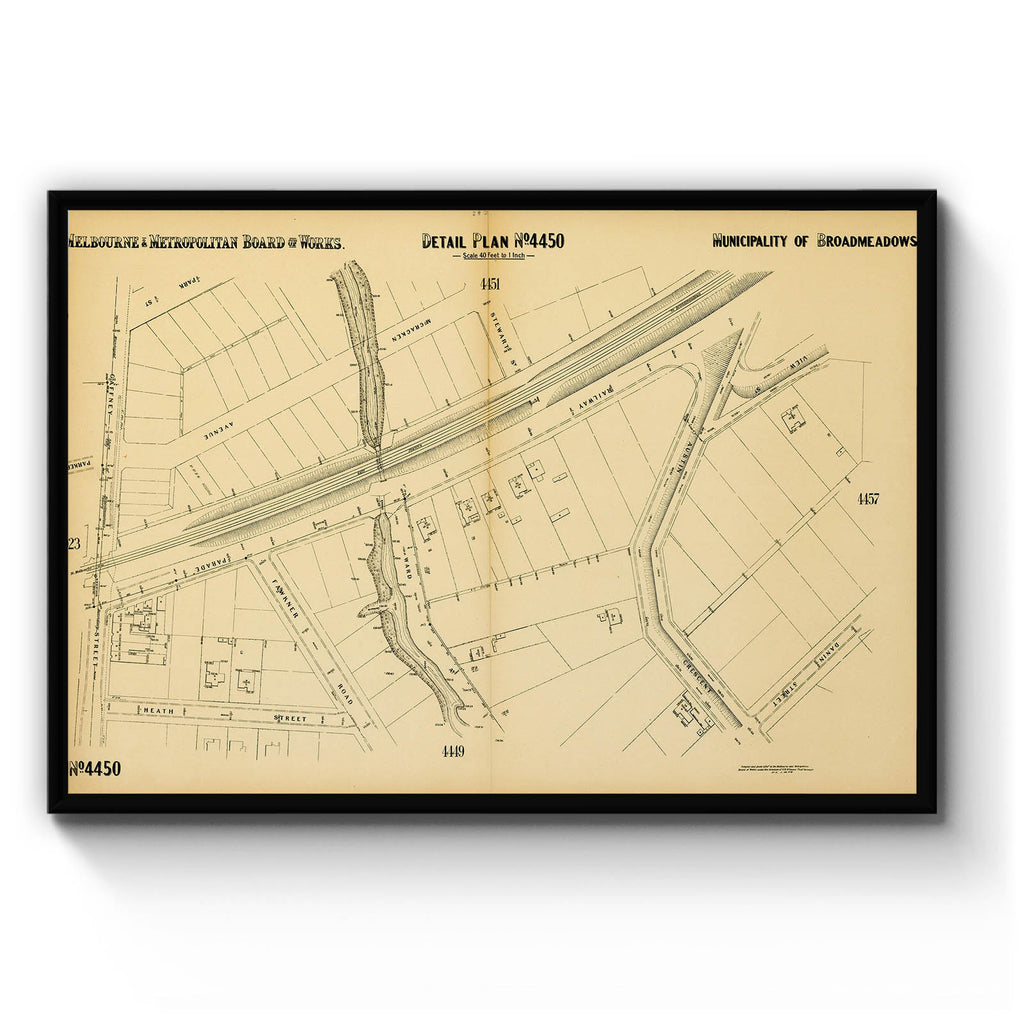 Broadmeadows, Victoria Vintage Maps