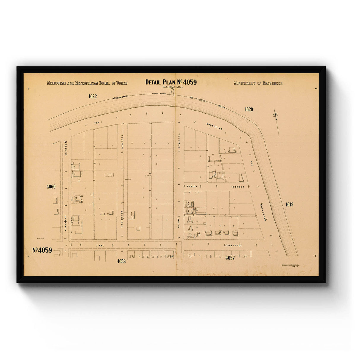 Maribyrnong, Victoria Australia Vintage Map #8 (1946) – Vintage Maps