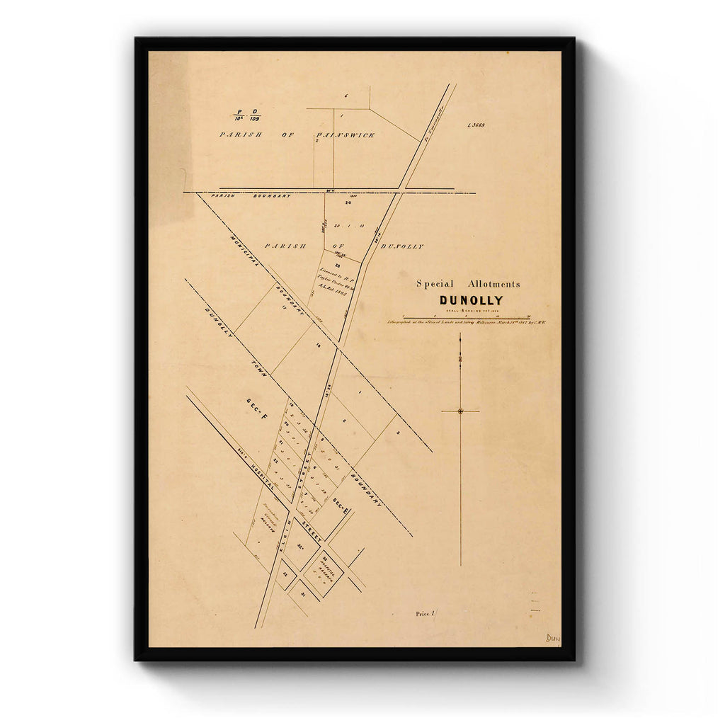 Dunolly, Victoria Vintage Maps