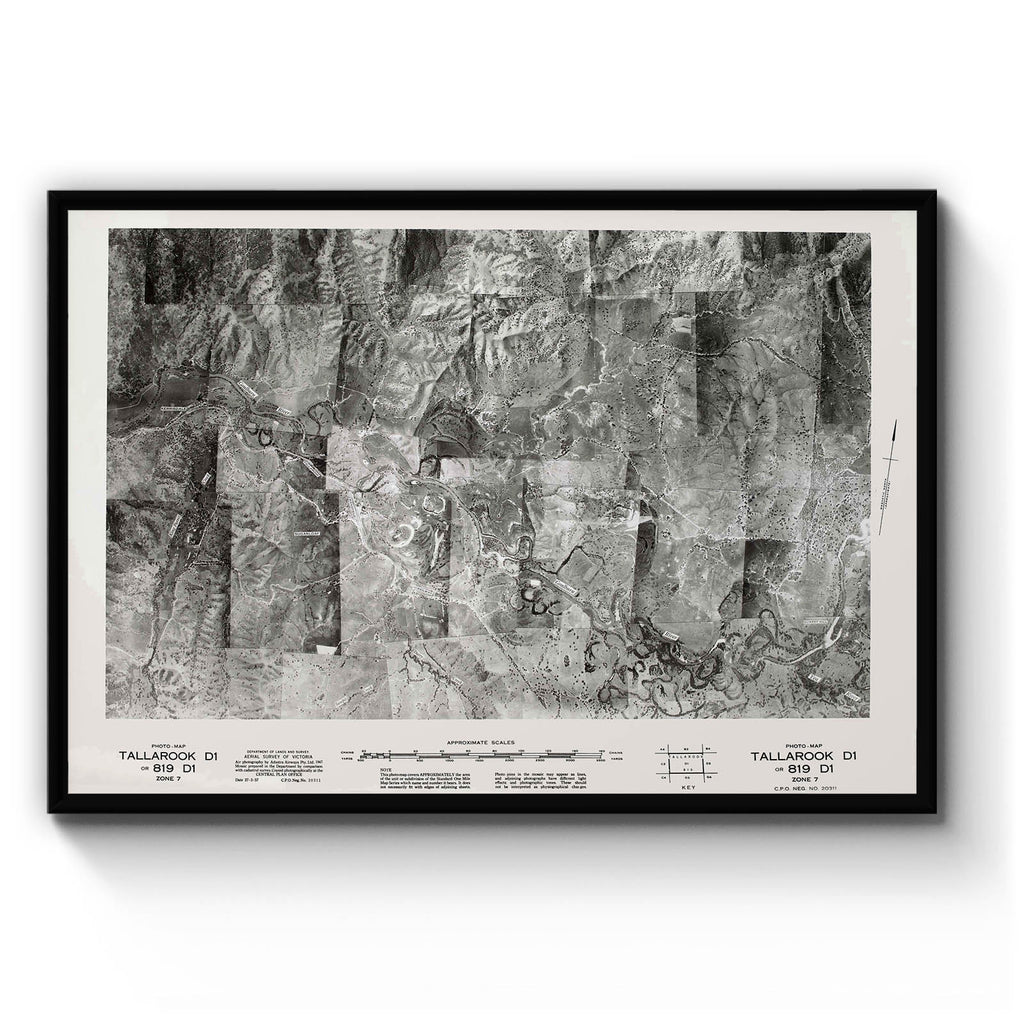 Tallarook, Victoria Vintage Maps