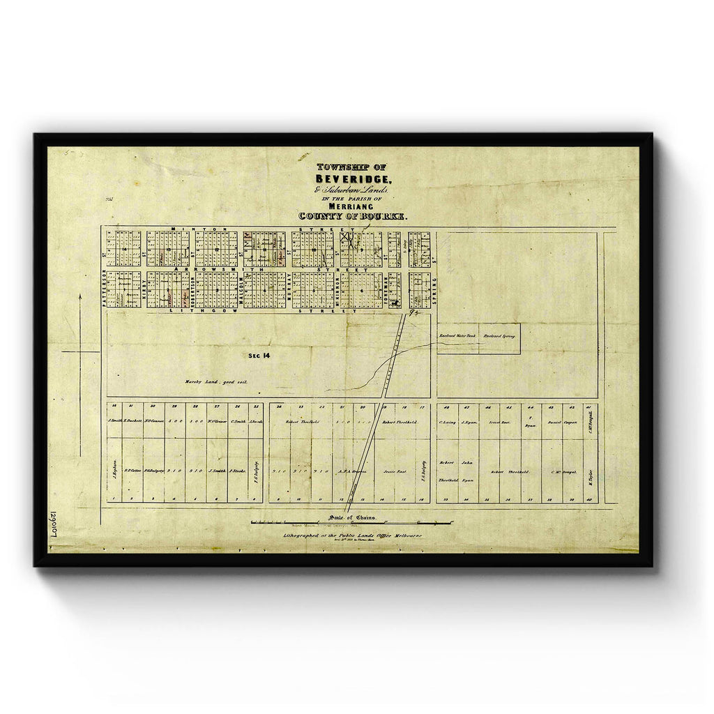 Beveridge, Victoria Vintage Maps