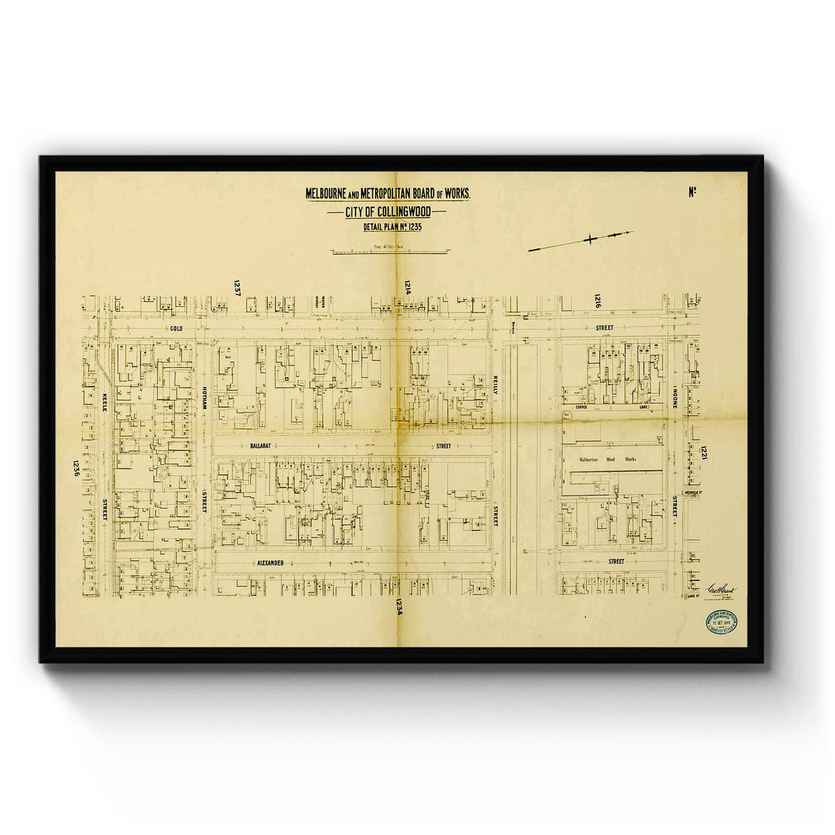 Collingwood, Victoria Australia Vintage Map #41 (1931) – Vintage Maps
