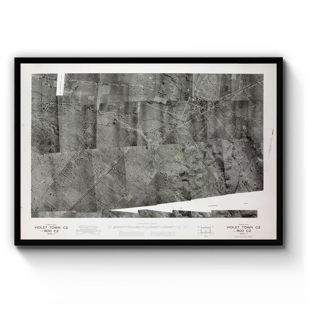 Violet Town, Victoria Vintage Maps