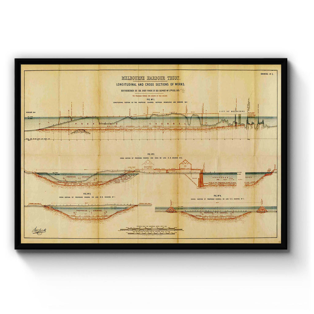 Docklands, Victoria Vintage Maps