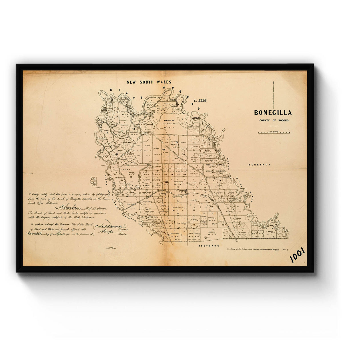 Bonegilla, Victoria Australia Vintage Map #6 (1927) – Vintage Maps