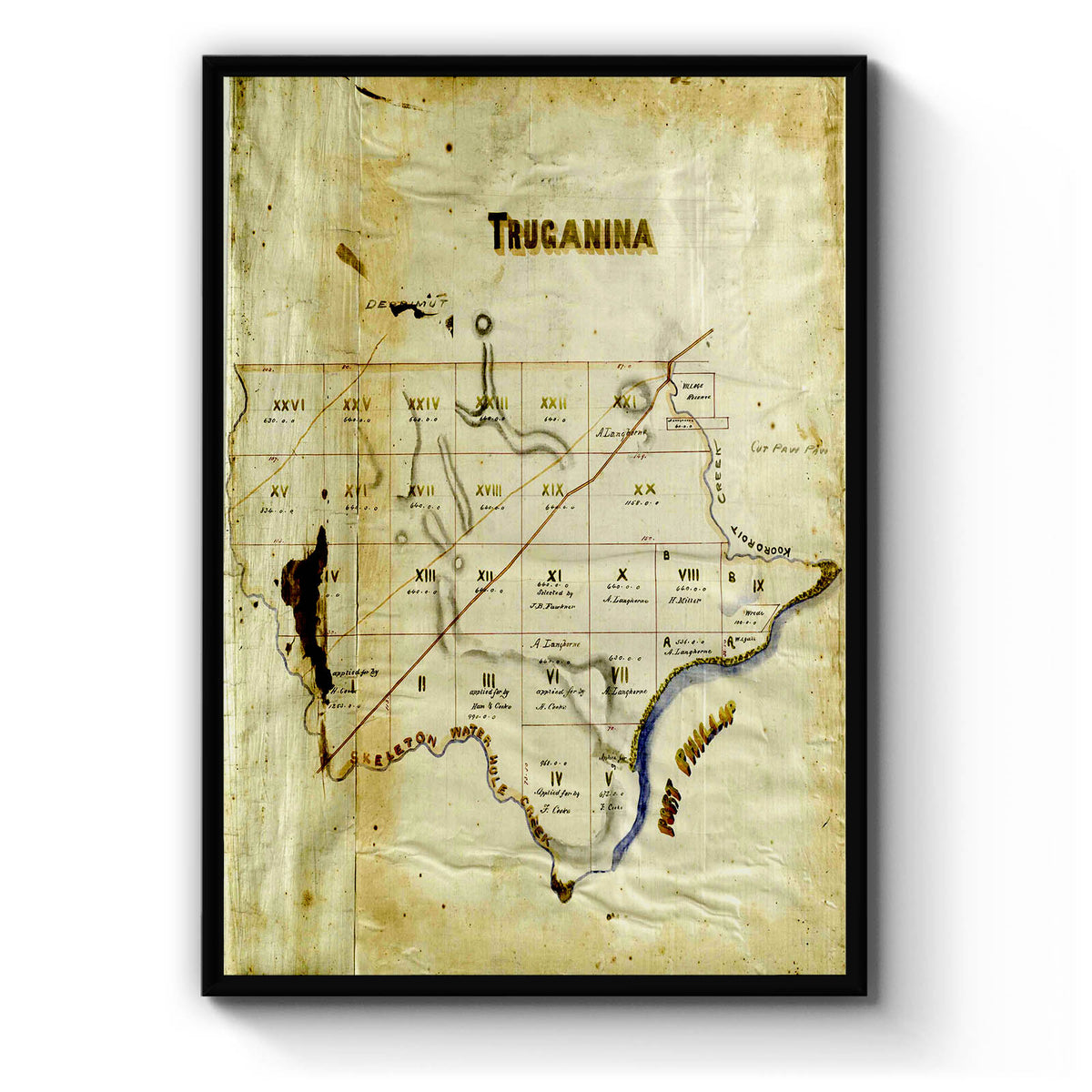 Truganina, Victoria Australia Vintage Map #3 (185-?) – Vintage Maps