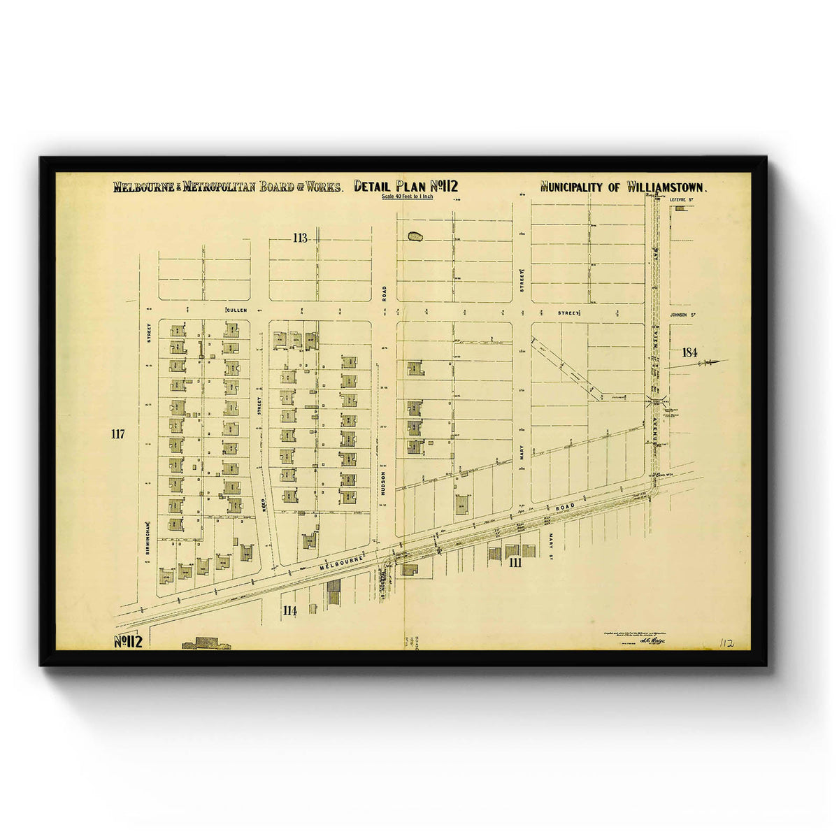 Williamstown, Victoria Australia Vintage Map #6 (1905) – Vintage Maps