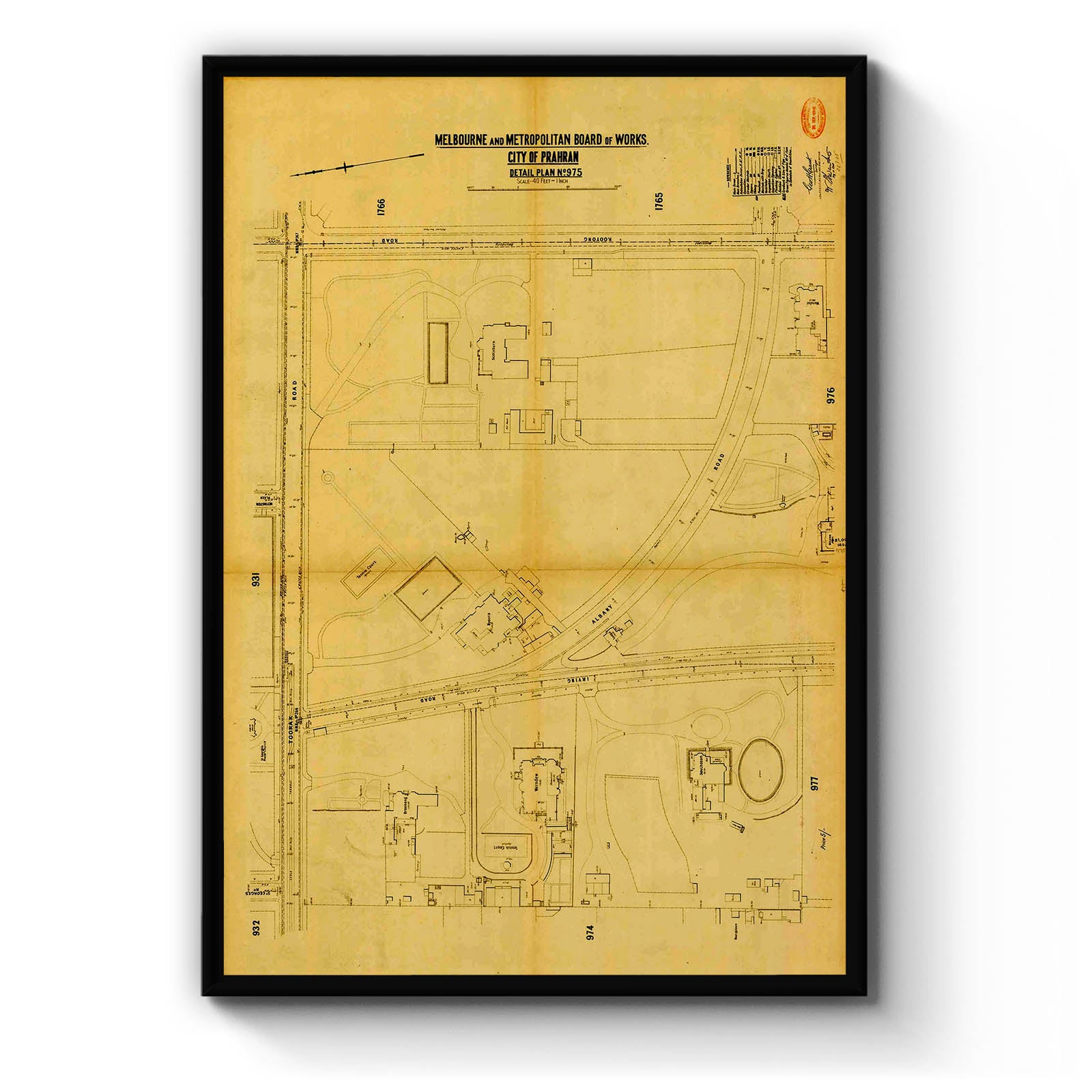 Toorak, Victoria Australia Vintage Map #21 (1905) – Vintage Maps