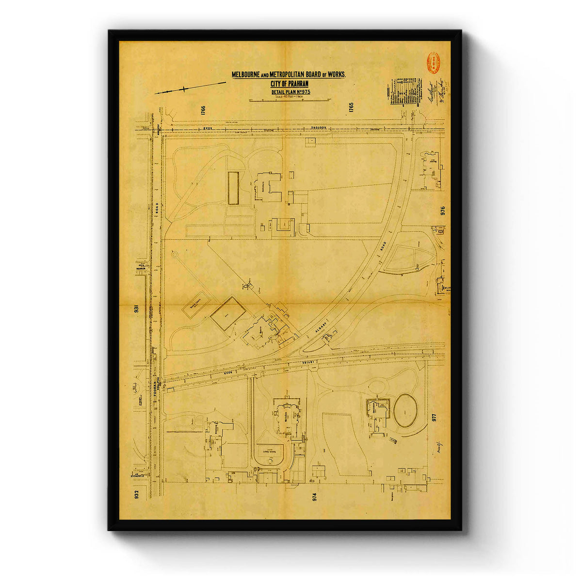 Toorak, Victoria Australia Vintage Map #21 (1905) – Vintage Maps
