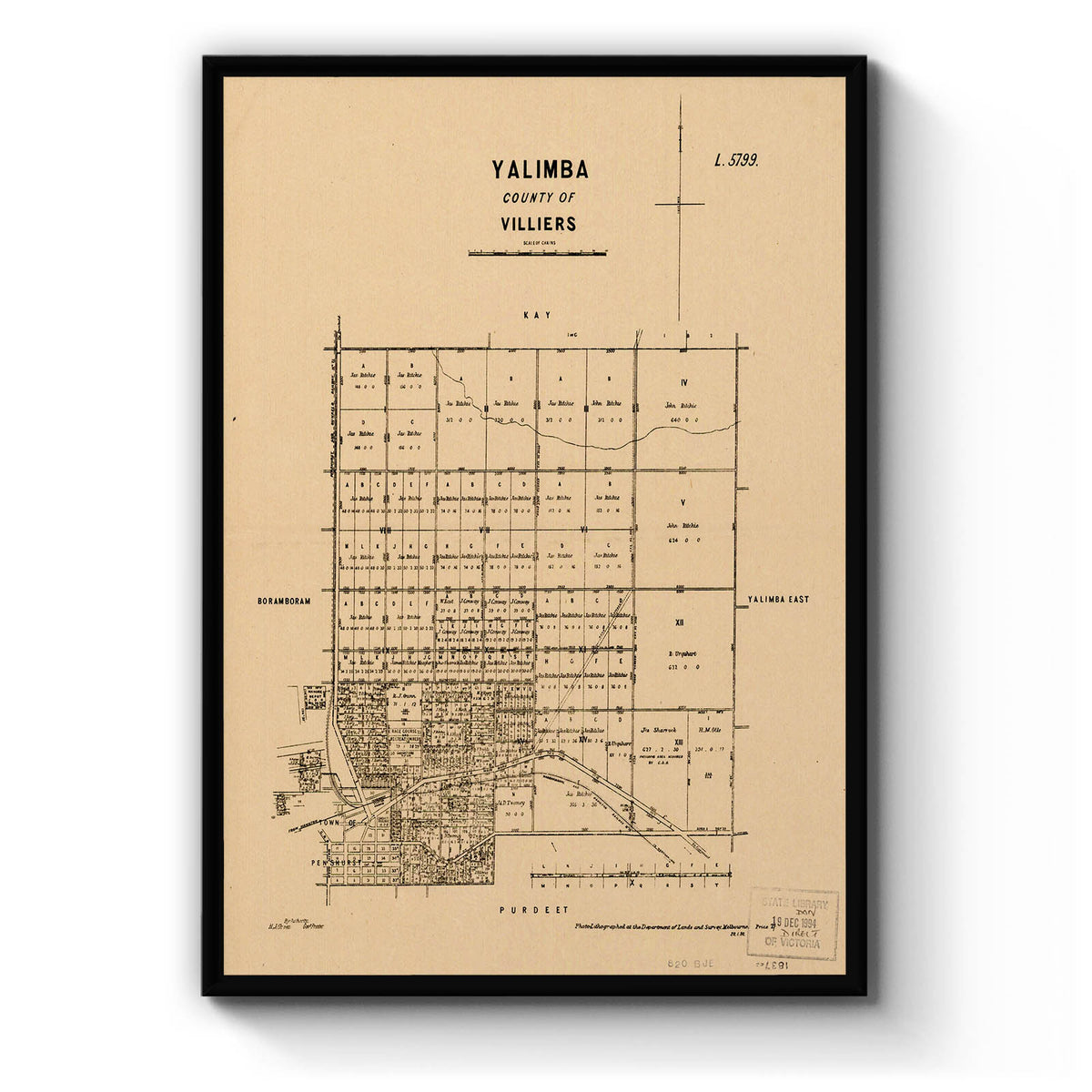 Penshurst, Victoria Australia Vintage Map #8 (1930) – Vintage Maps