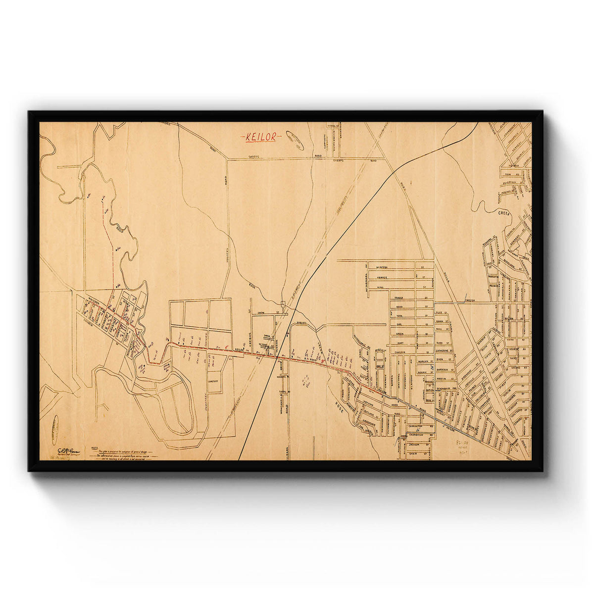 Keilor, Victoria Australia Vintage Map #11 (193-?) – Vintage Maps
