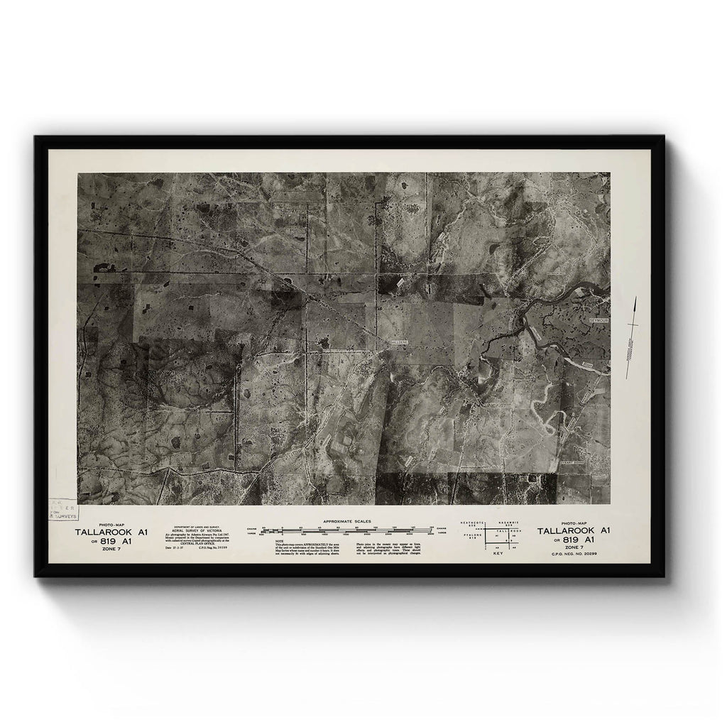 Tallarook, Victoria Vintage Maps
