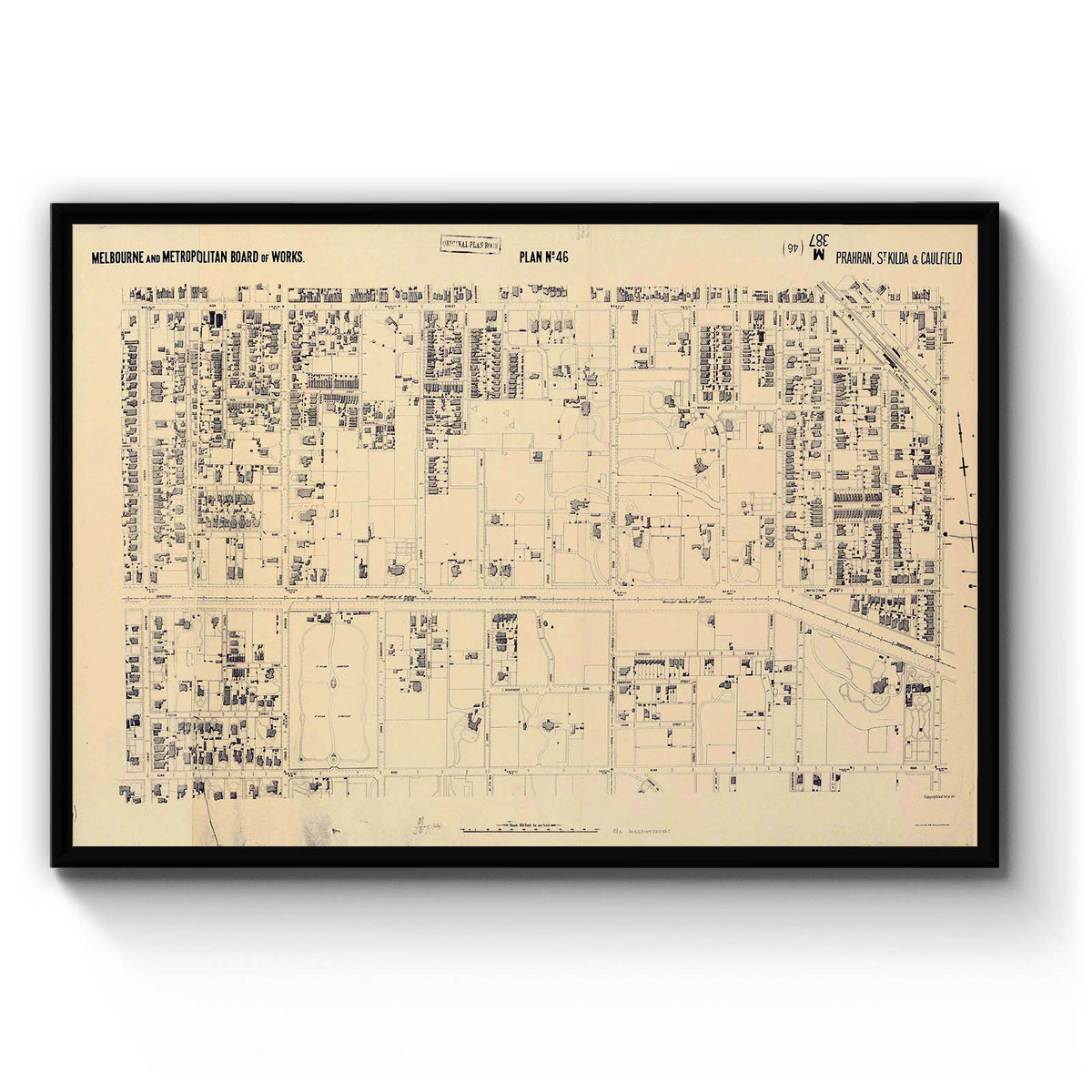 Armadale, Victoria Australia Vintage Map #16 (1896) – Vintage Maps