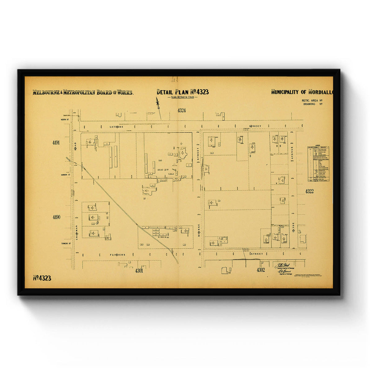 Mordialloc, Victoria Australia Vintage Map #59 (1940) – Vintage Maps