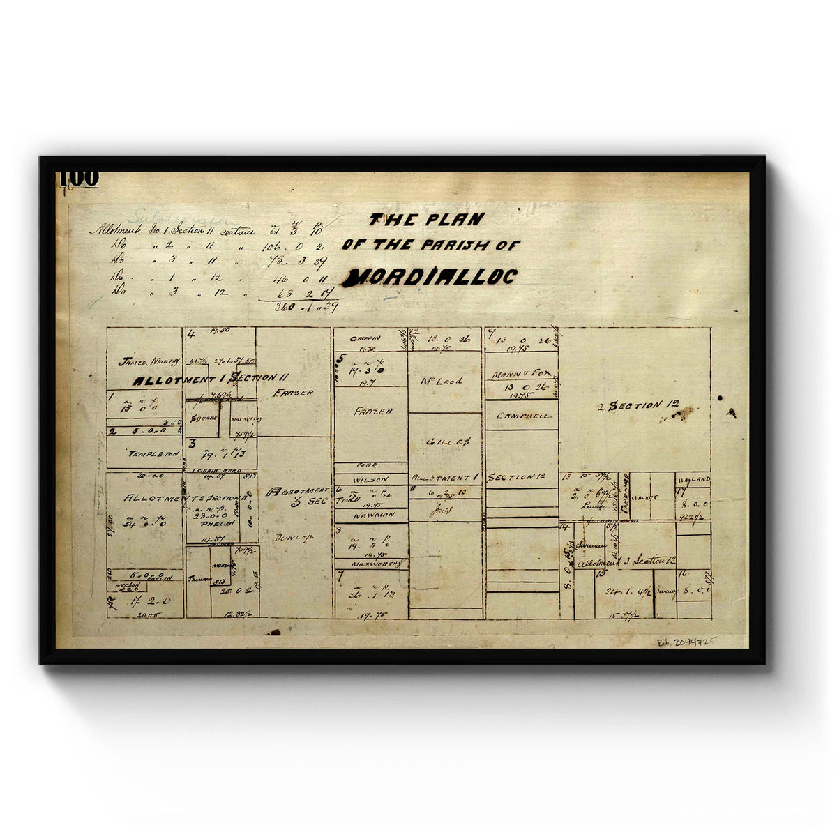 Mordialloc, Victoria Australia Vintage Map #13 (188-?) – Vintage Maps
