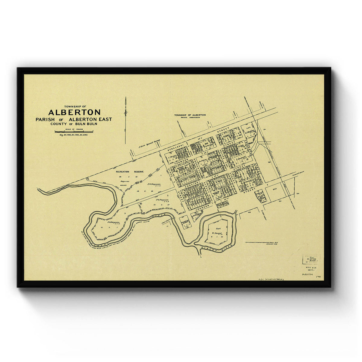 Alberton, Victoria Australia Vintage Map #4 (1946) – Vintage Maps
