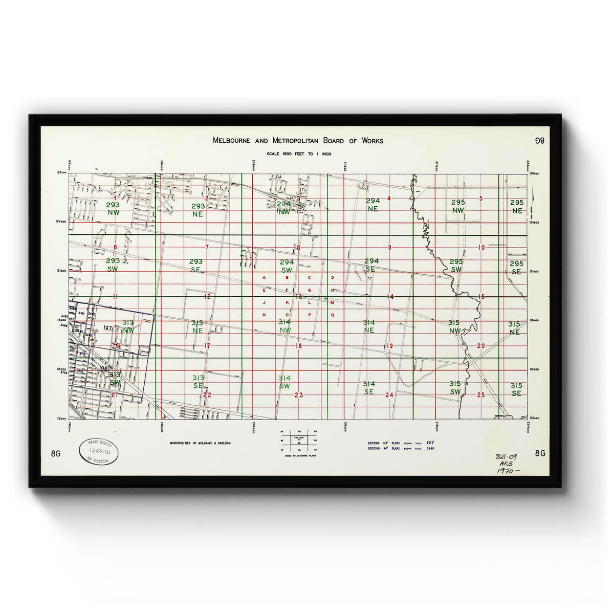 Mulgrave, Victoria Australia Vintage Map #6 (196-?) – Vintage Maps