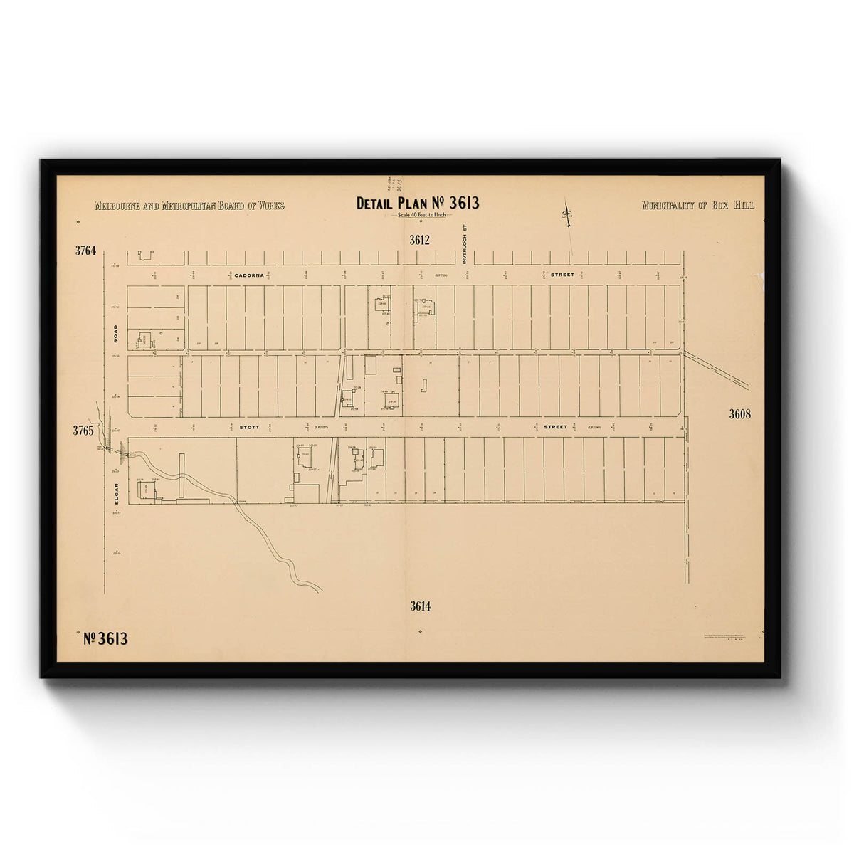 Box Hill, Victoria Australia Vintage Map #94 (1948) – Vintage Maps