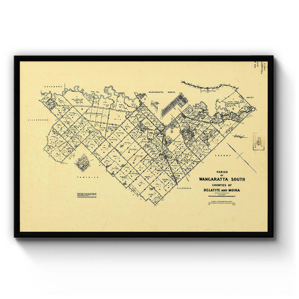 Wangaratta, Victoria Australia Vintage Map #10 (1959) – Vintage Maps