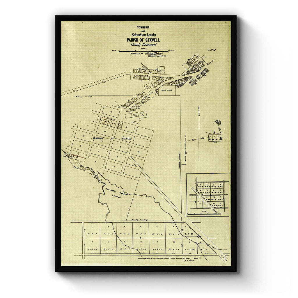 Stawell, Victoria Vintage Maps