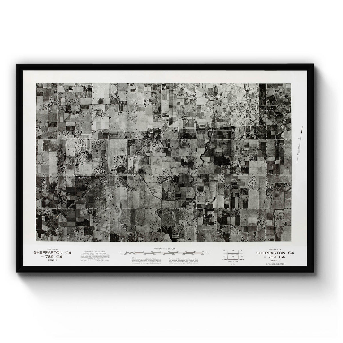 Tatura, Victoria Australia Vintage Map #2 (1949) – Vintage Maps