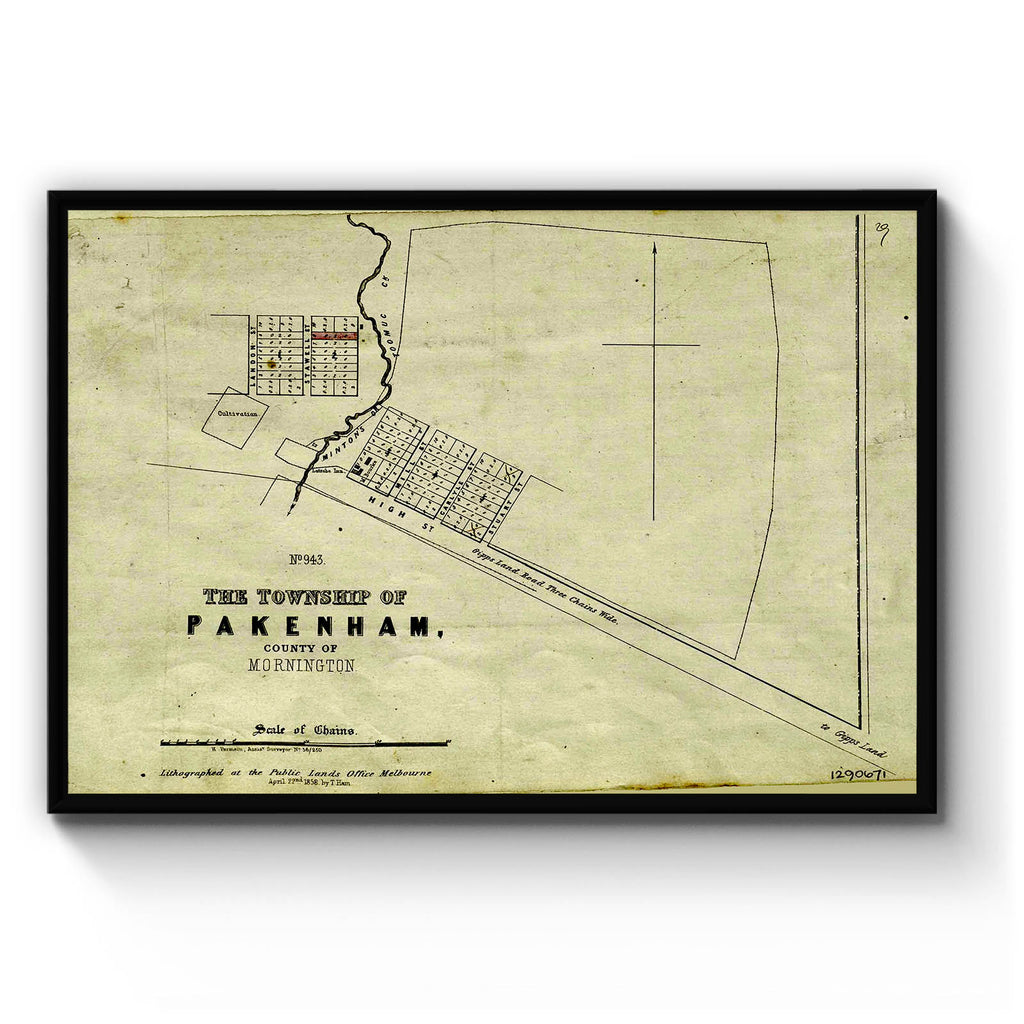 Pakenham, Victoria Vintage Maps