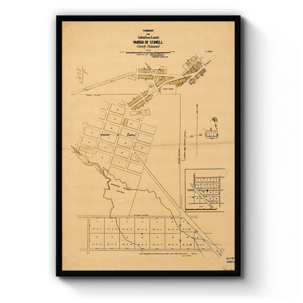 Stawell, Victoria Vintage Maps