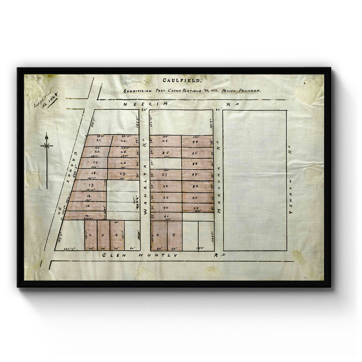 Carnegie, Victoria Australia Vintage Map #2 (18--?) – Vintage Maps