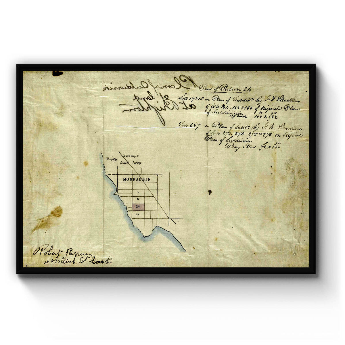 Black Rock, Victoria Australia Vintage Map #4 (18--?) – Vintage Maps