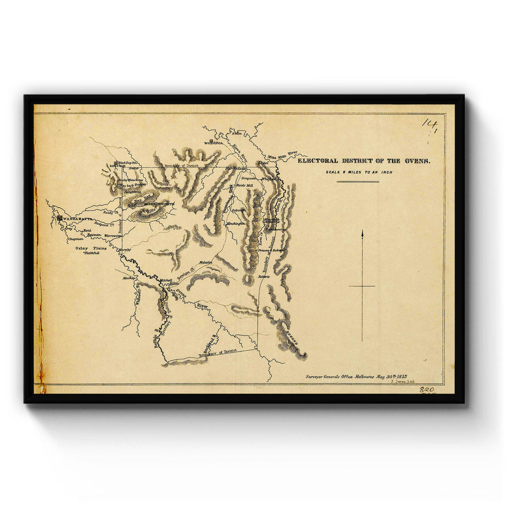 Wangaratta, Victoria Vintage Maps
