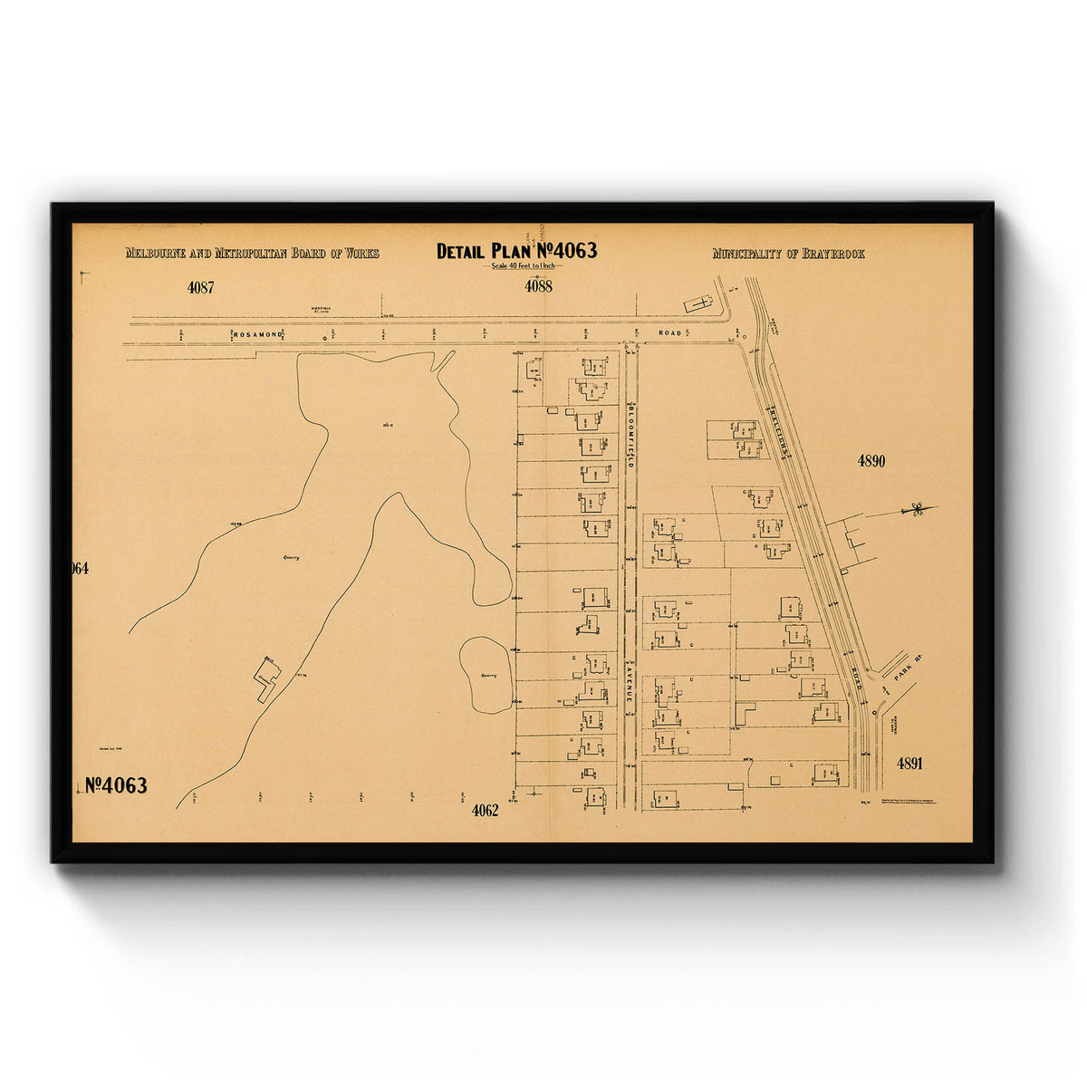 Braybrook, Victoria Australia Vintage Map #35 (1940) – Vintage Maps