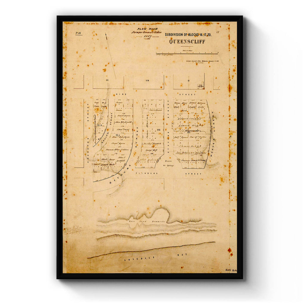 Queenscliff, Victoria Vintage Maps