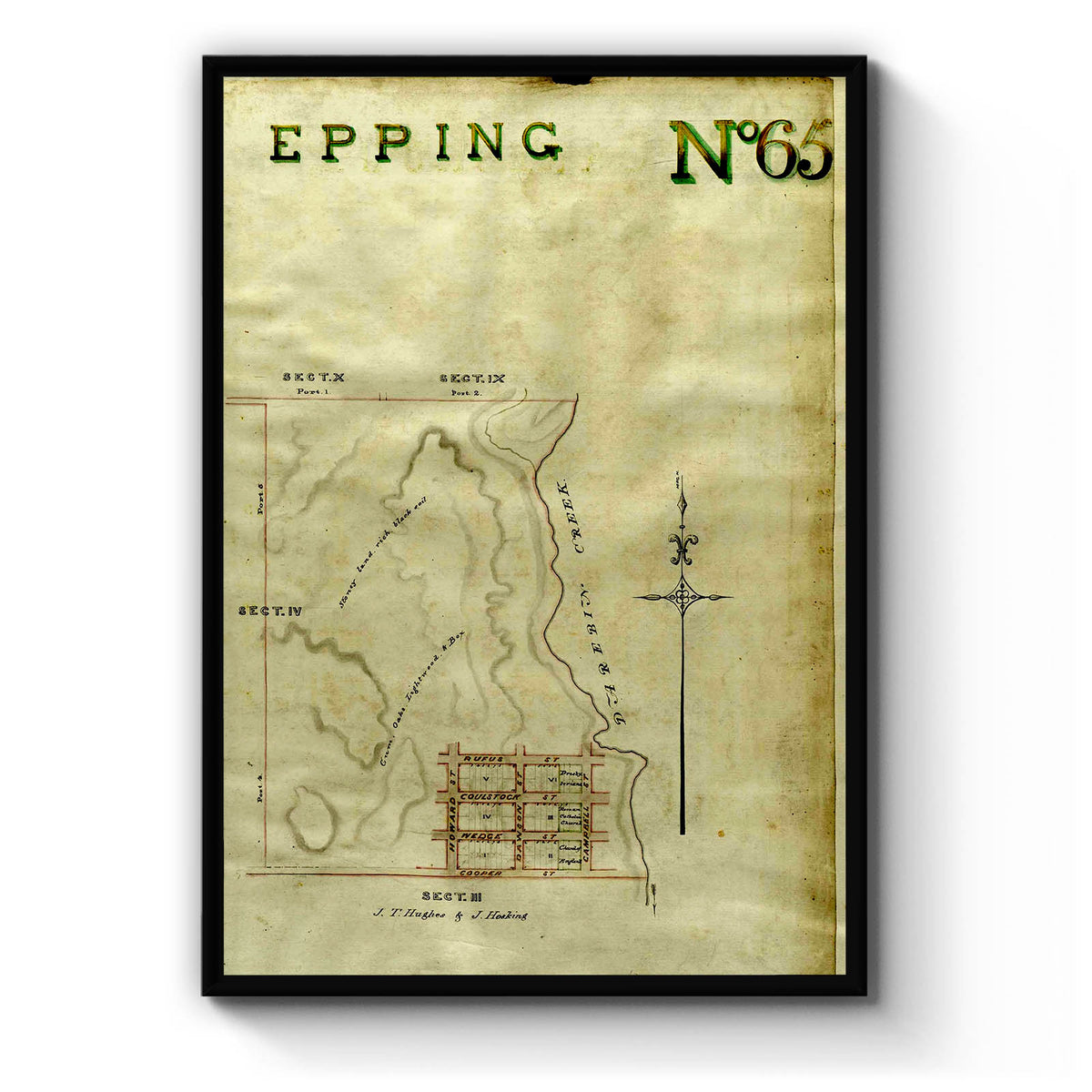 Epping, Victoria Australia Vintage Map #3 (185-?) – Vintage Maps