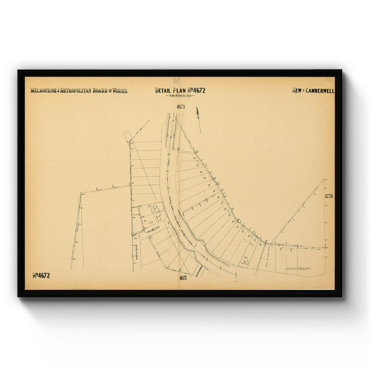 Kew, Victoria Australia Vintage Map #126 (1941) – Vintage Maps