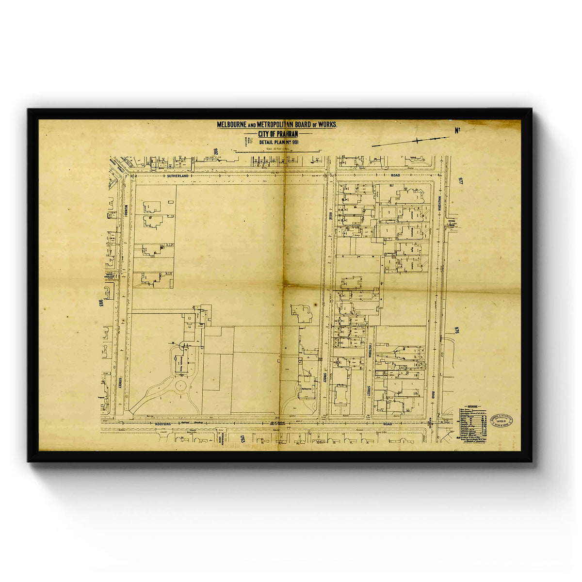 Armadale, Victoria Australia Vintage Map #25 (1900) – Vintage Maps