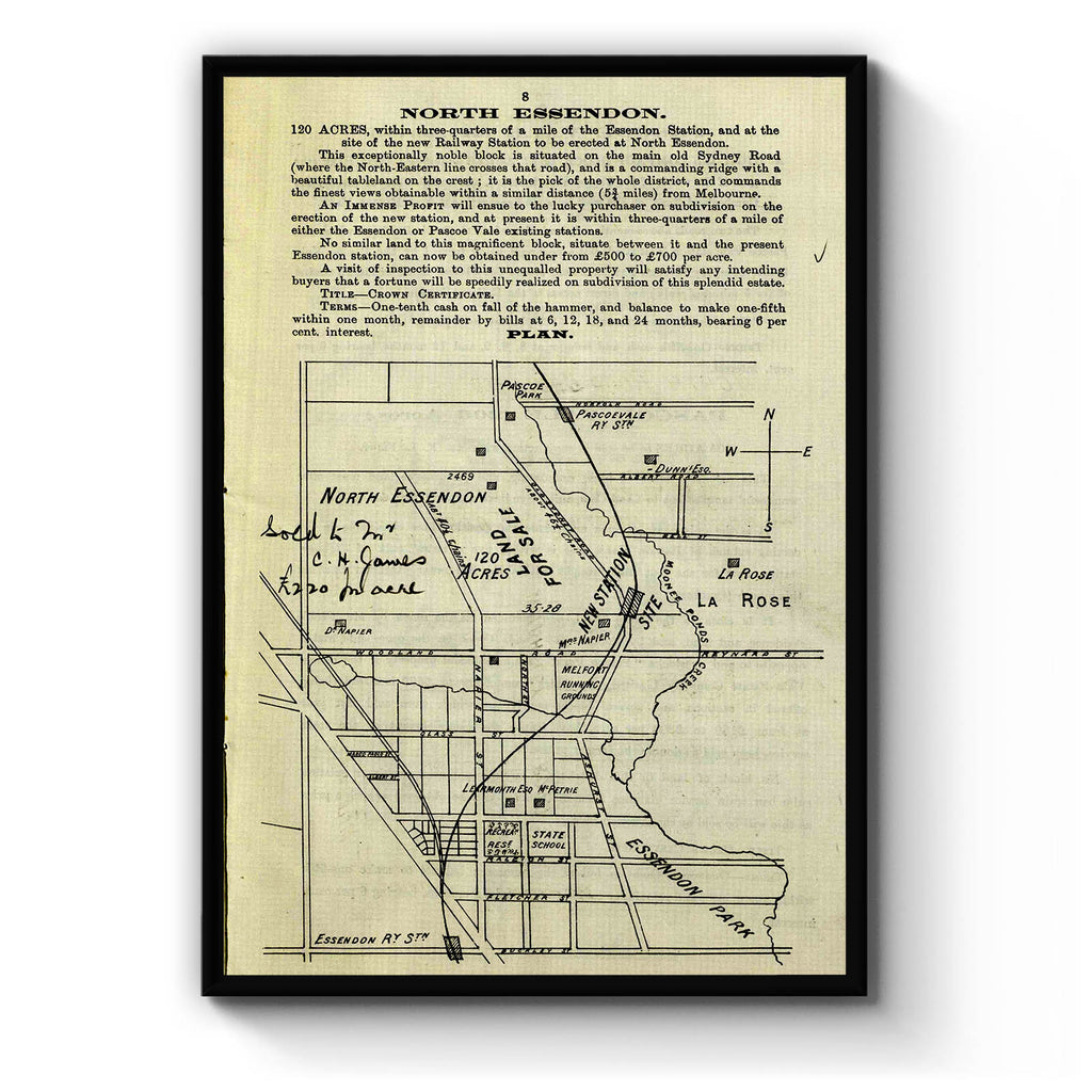 Pascoe Vale, Victoria Vintage Maps