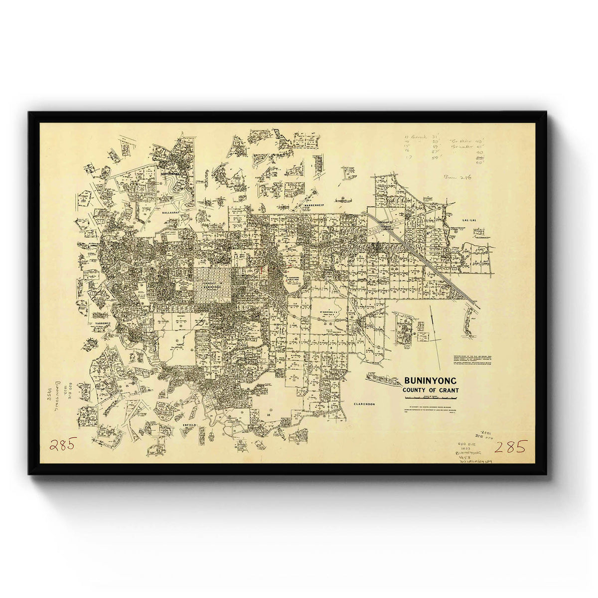 Buninyong, Victoria Australia Vintage Map #12 (1958) – Vintage Maps
