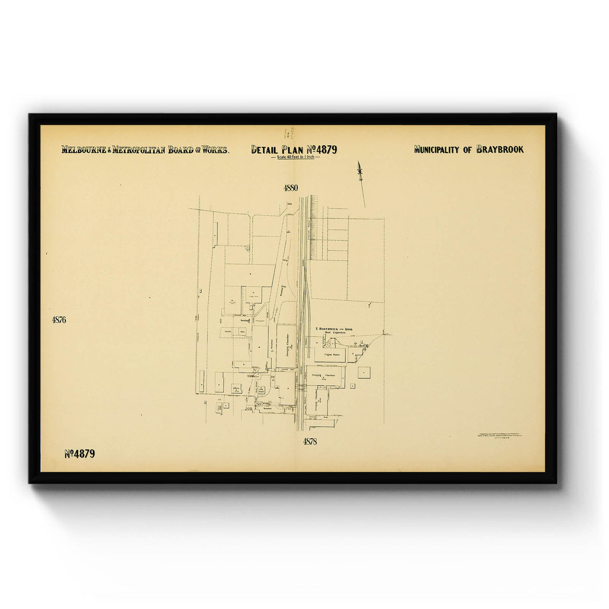 Braybrook, Victoria Australia Vintage Map #29 (1940) – Vintage Maps